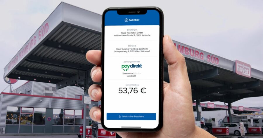 Pay now right at the fuel pump with paydirekt // Connected Fueling